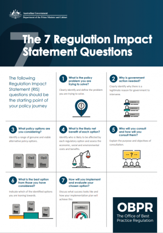 The 7 Impact Analysis questions | The Office of Impact Analysis